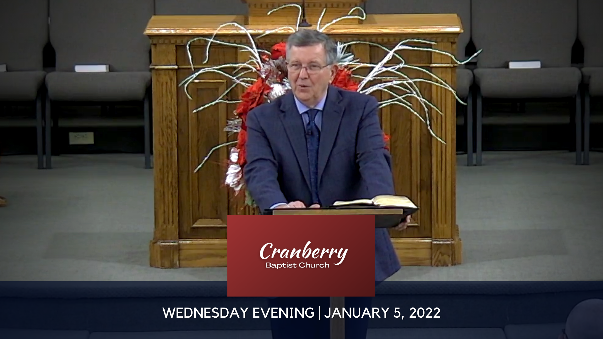 Pastor Pauley | Wednesday Evening, January 5, 2022 - Cranberry Baptist ...